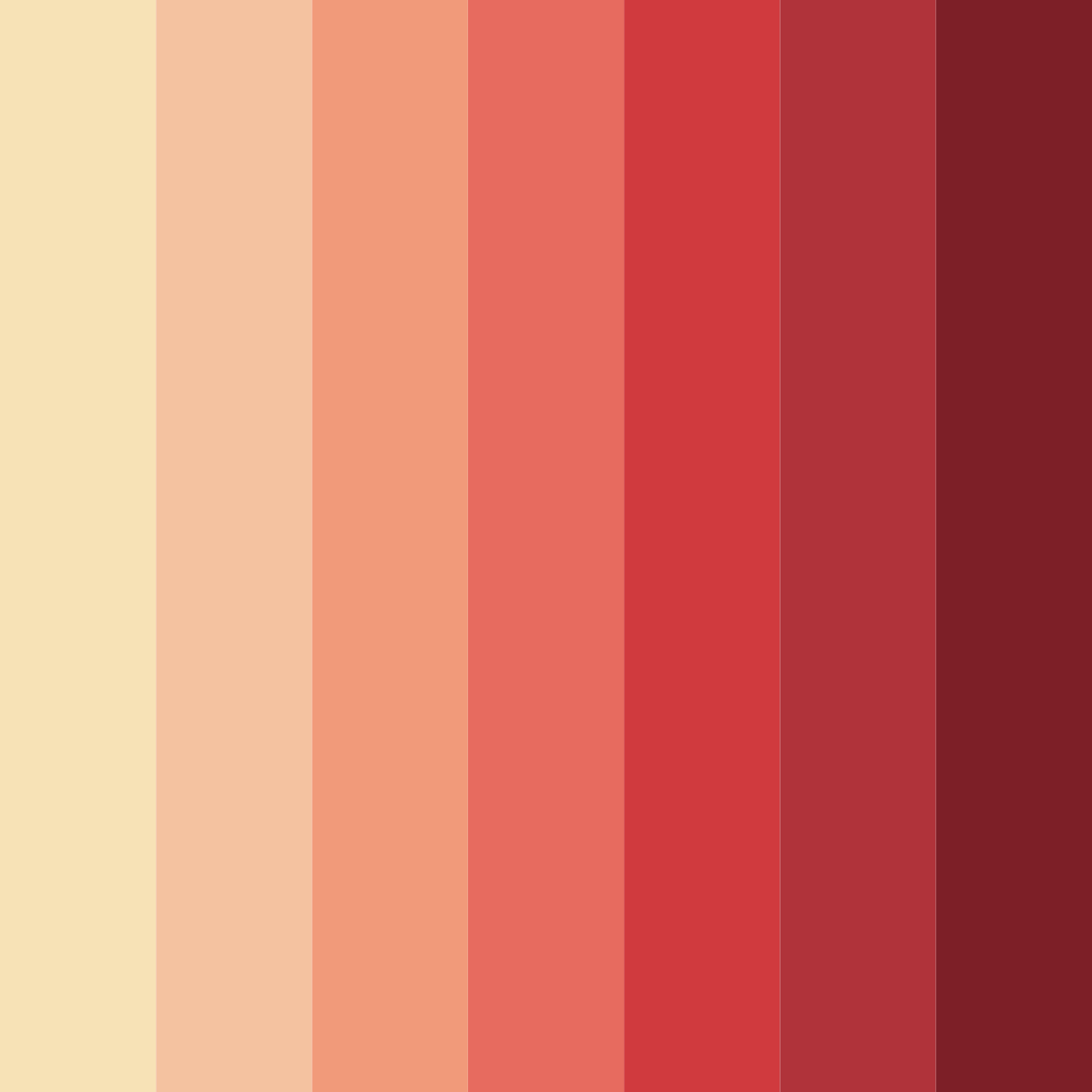 Red Sunset Color Palette - ColorDrop