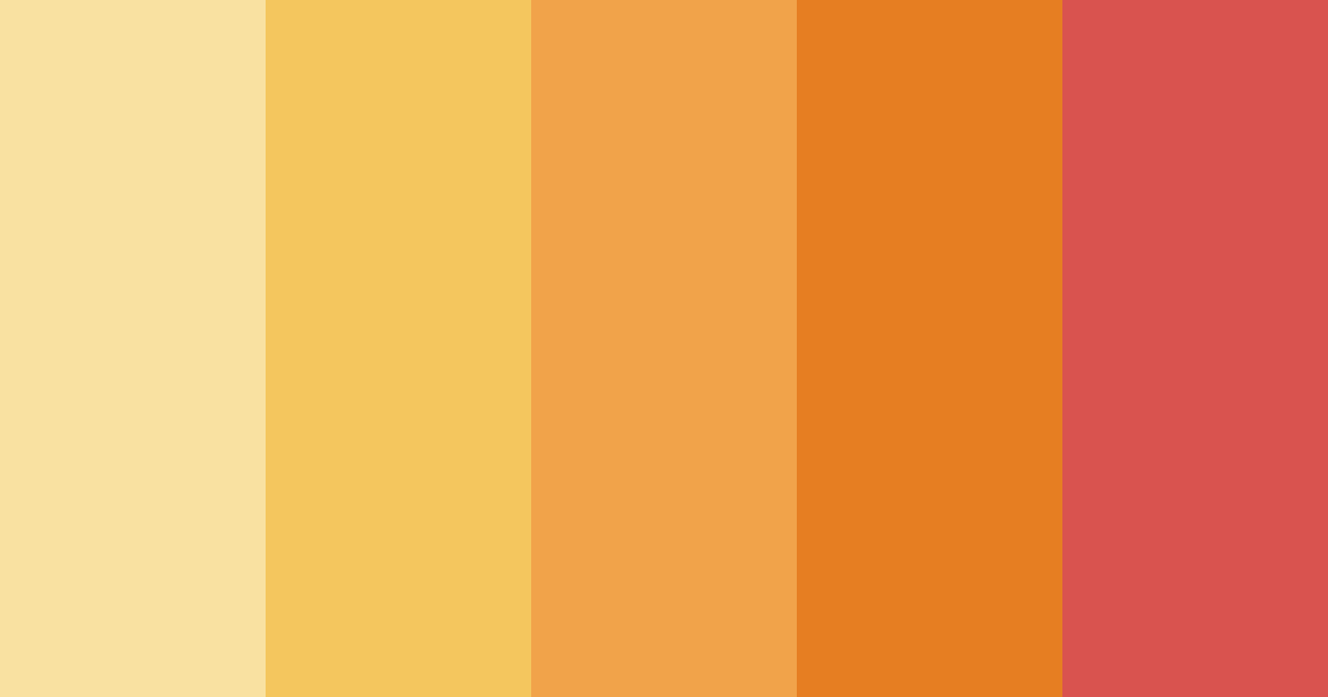 Sunshine Giggles Color Palette - ColorDrop