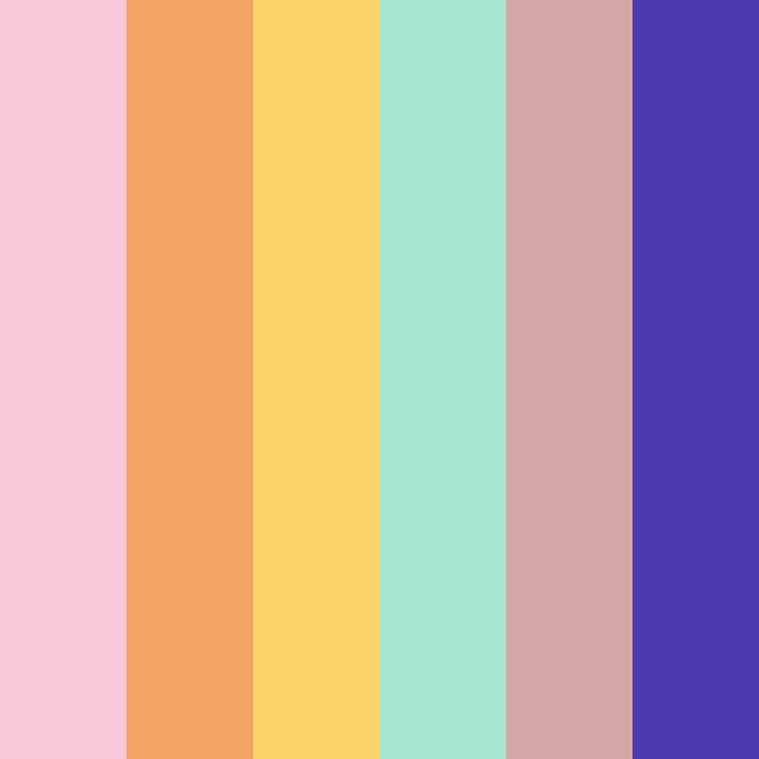 Colorful Mix Color Palette - ColorDrop