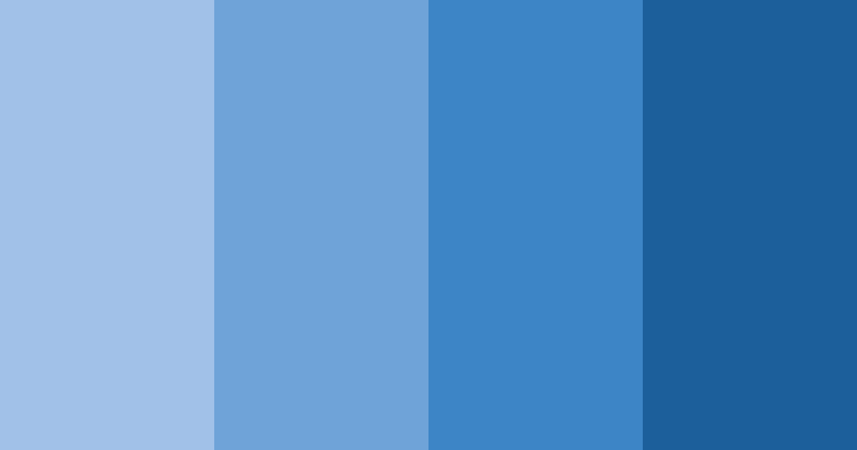 Bright Blue Color Palette - ColorDrop