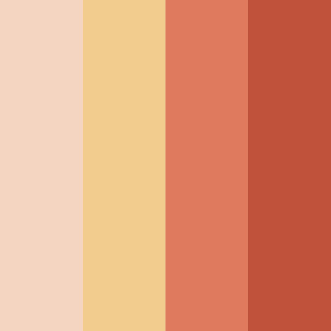 Peach Sunset Color Palette - ColorDrop