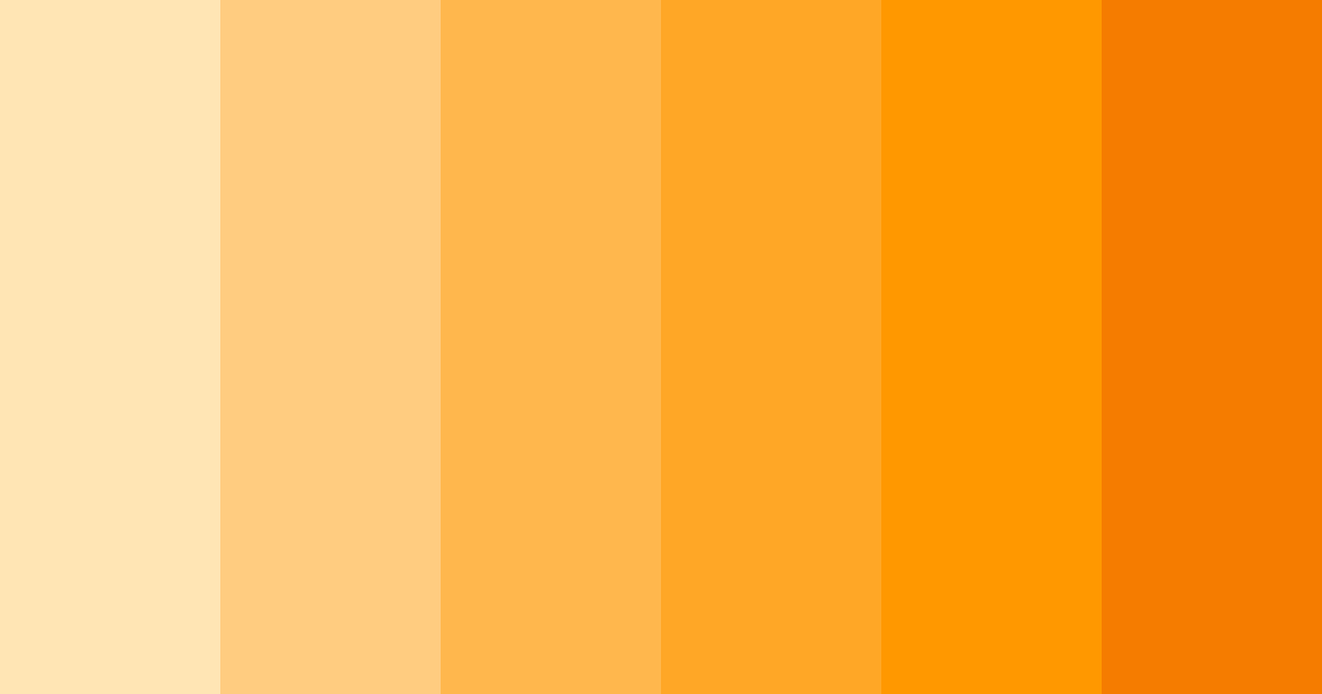 Bright Orange Color Palette - ColorDrop