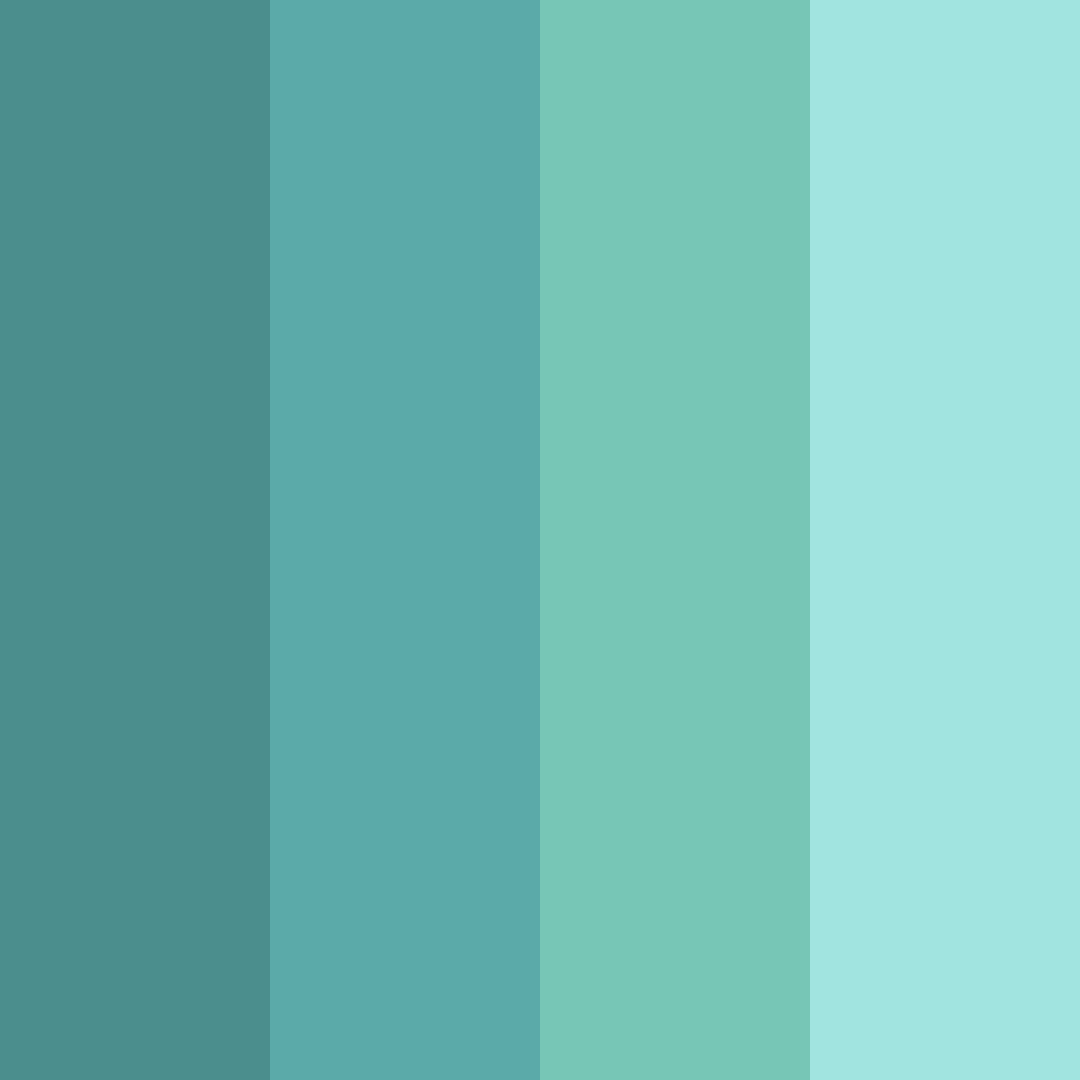 Teal Haven Color Palette - ColorDrop