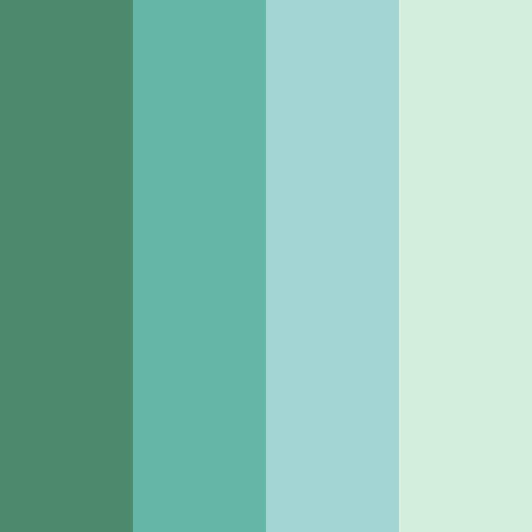 Mint Serenity Color Palette - ColorDrop