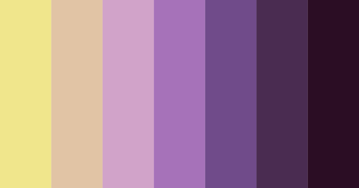 Purple Sunset Color Palette - ColorDrop