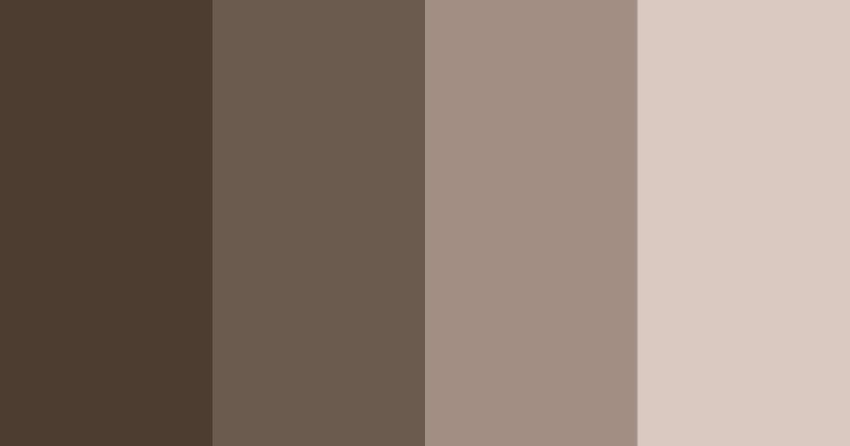 Wistful Brown Color Palette - ColorDrop