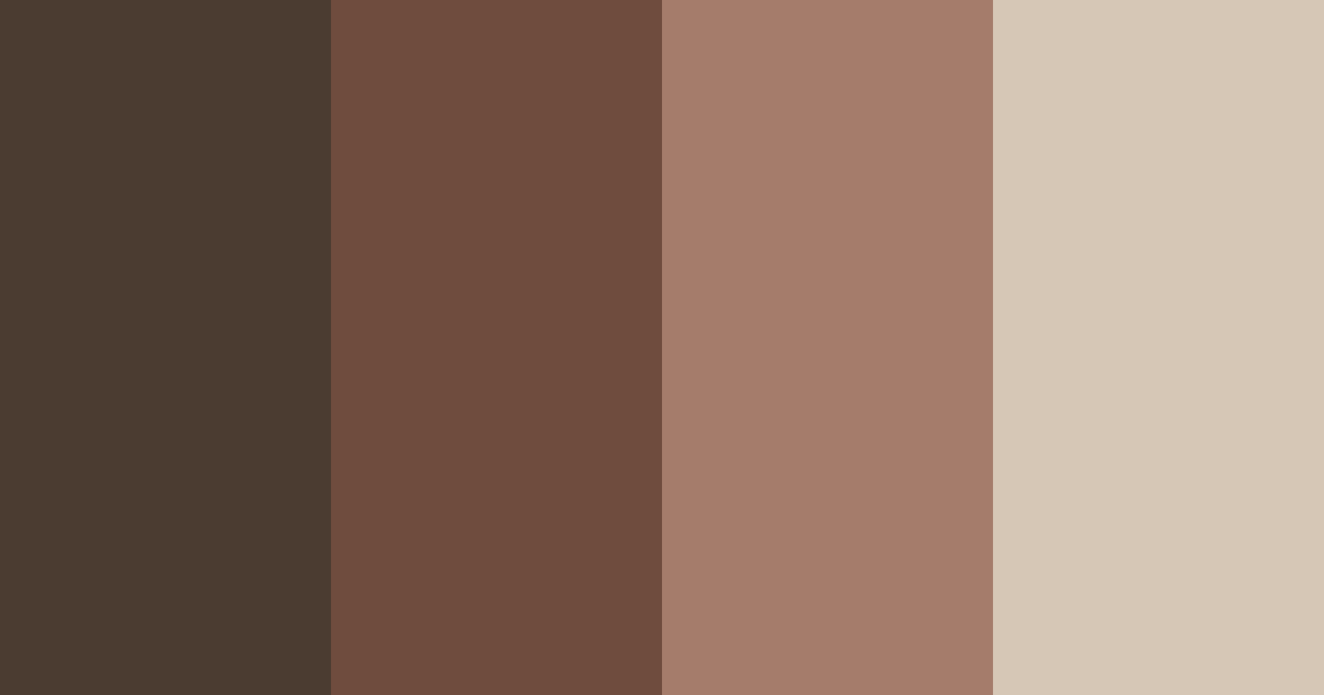 Cinnamon Plateau Color Palette - ColorDrop