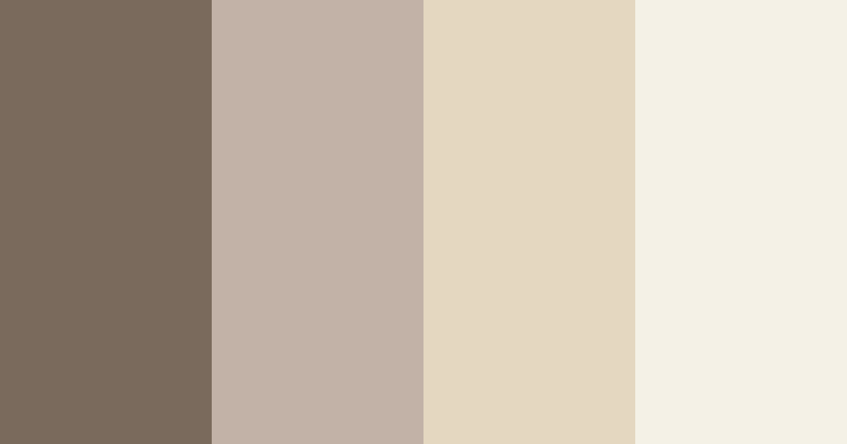 Fjord Beige Color Palette - ColorDrop
