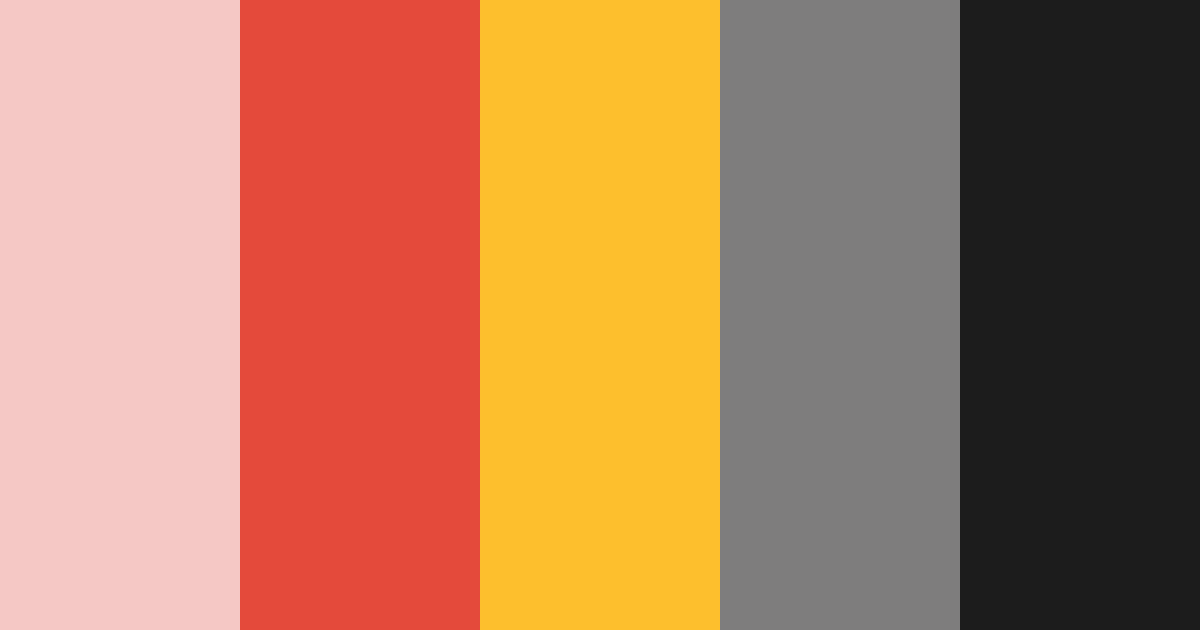 Cinnabar Red Elegance Color Palette - ColorDrop
