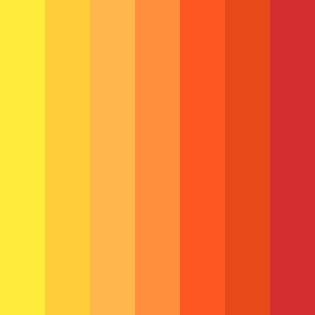 Sunset Ember Color Palette - ColorDrop