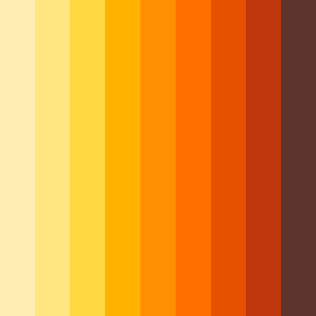 Warm Orange Color Palette - ColorDrop