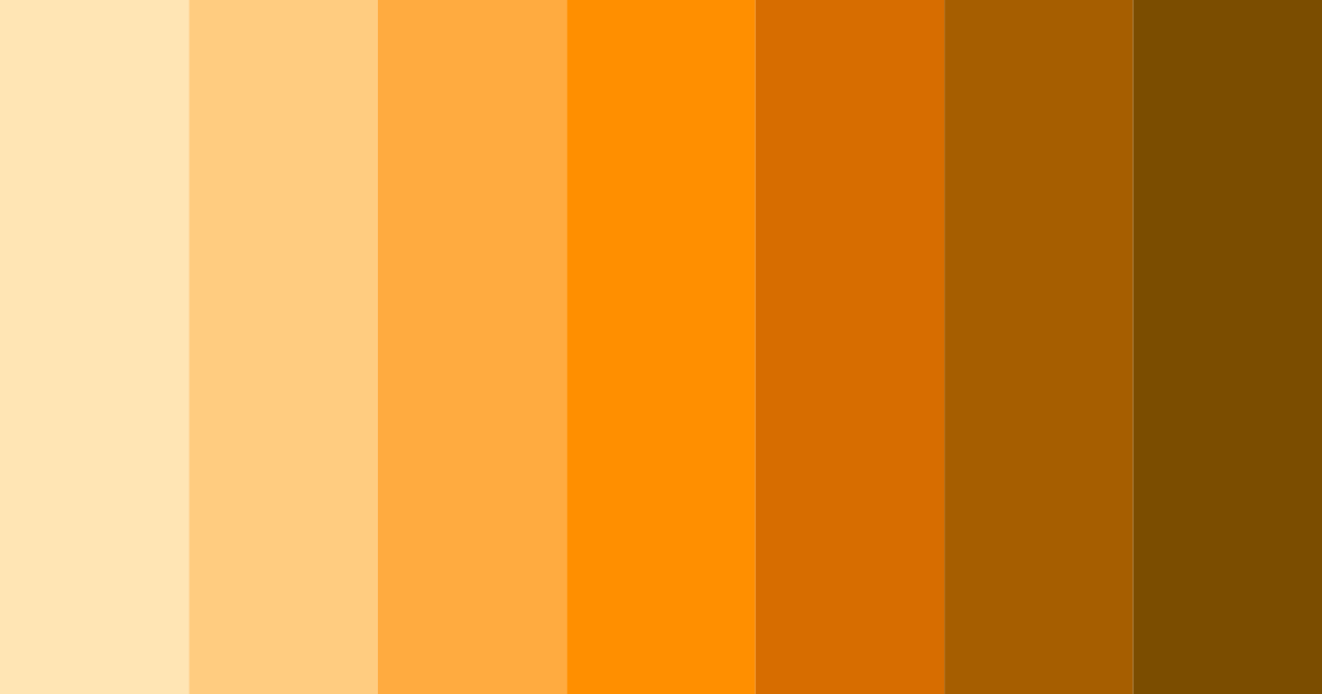 Orange Harvest Color Palette - ColorDrop