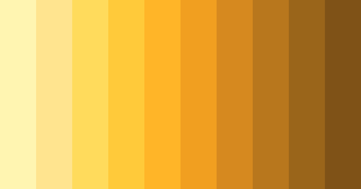 Cheddar Dreams Color Palette - ColorDrop