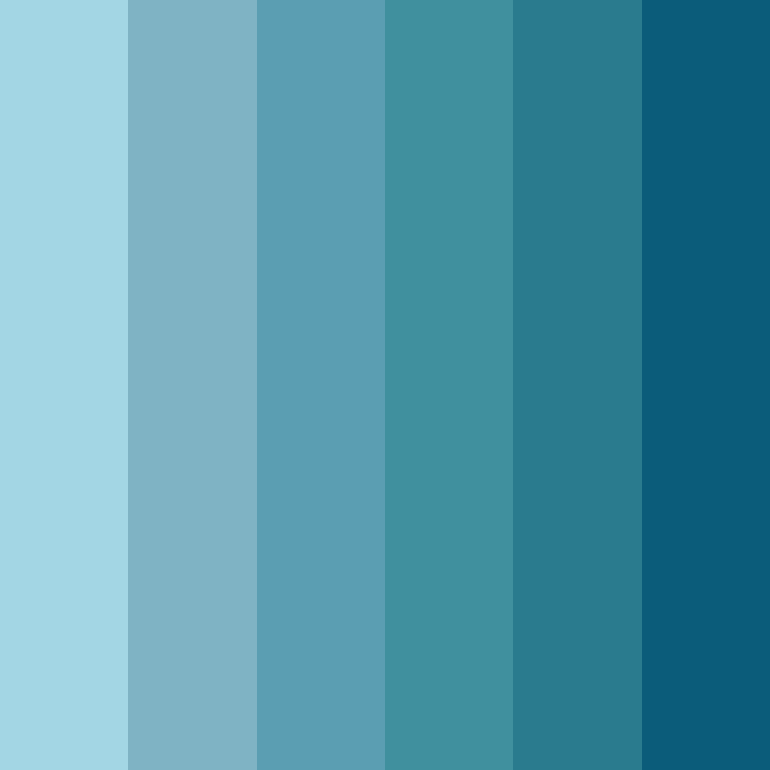 Aqua Dreamscape Color Palette - ColorDrop