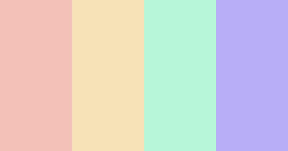 Dreamy Pastels Color Palette - ColorDrop