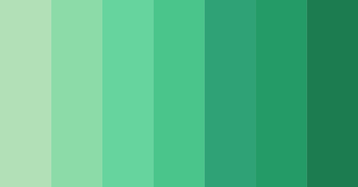 Emerald Harmony Color Palette - ColorDrop