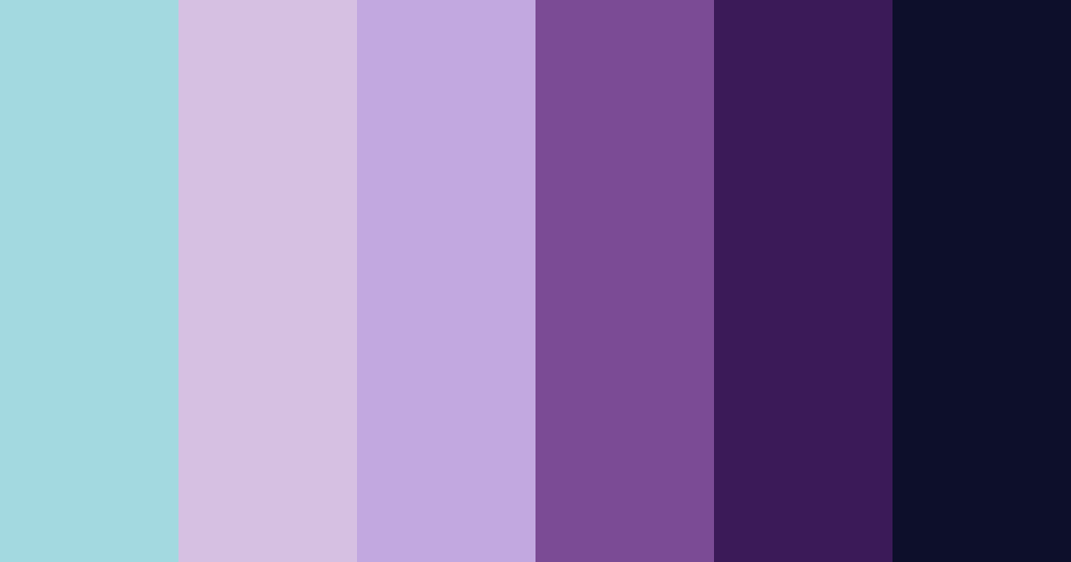 Shades of Lilac Color Palette - ColorDrop