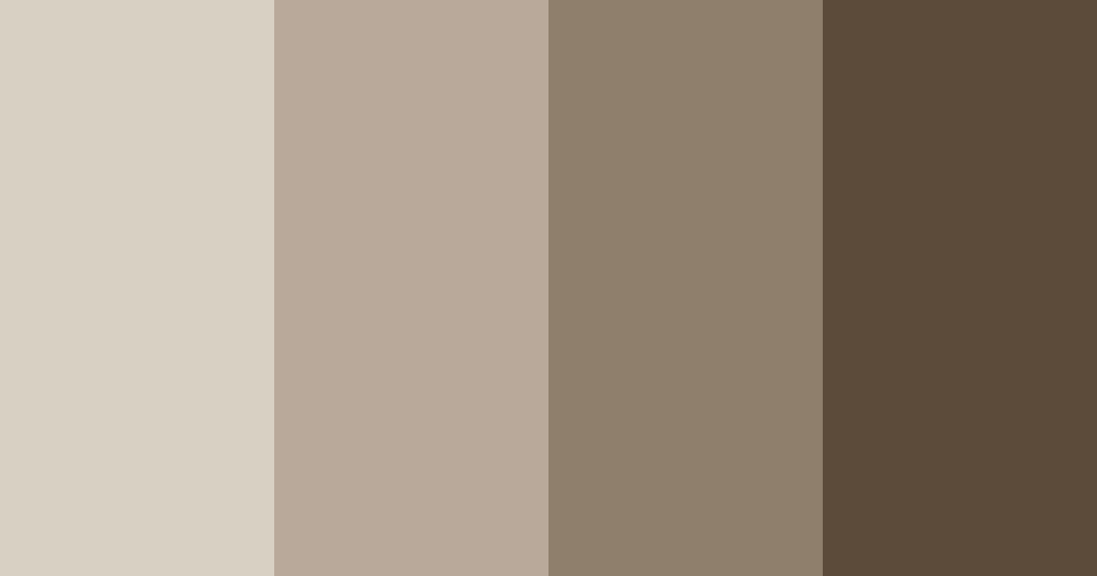 Shades of Brown Color Palette - ColorDrop