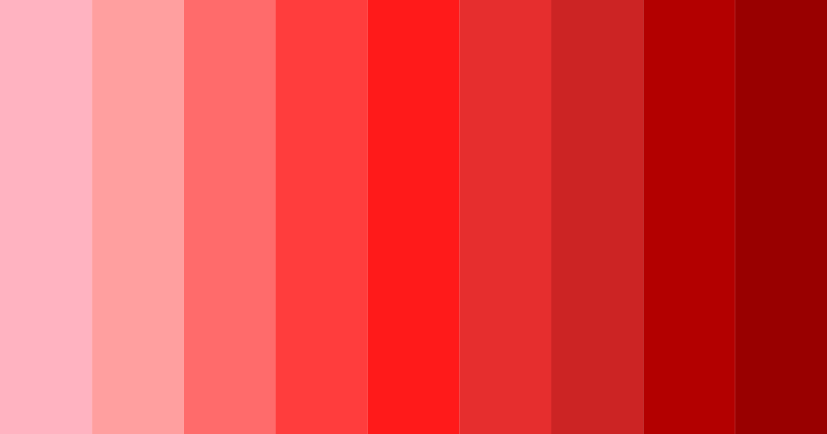 Candy Coated Crimson Color Palette - ColorDrop