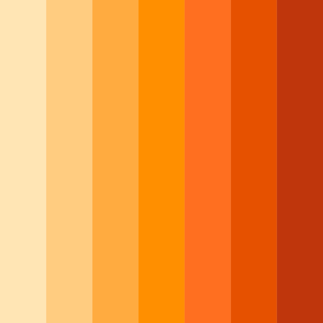 Citrus Sunset Color Palette - ColorDrop