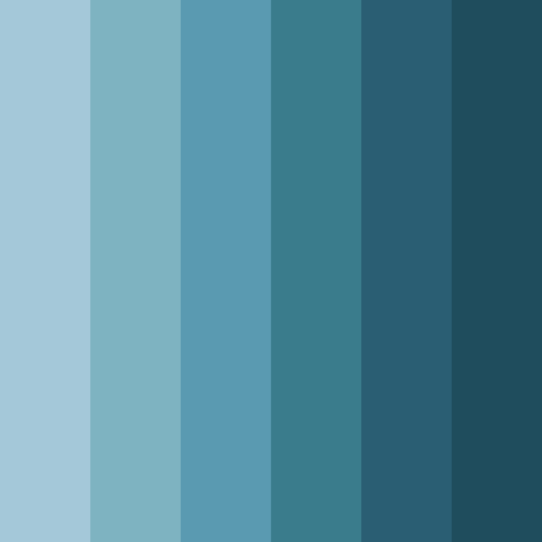 Shades of Blue Color Palette - ColorDrop