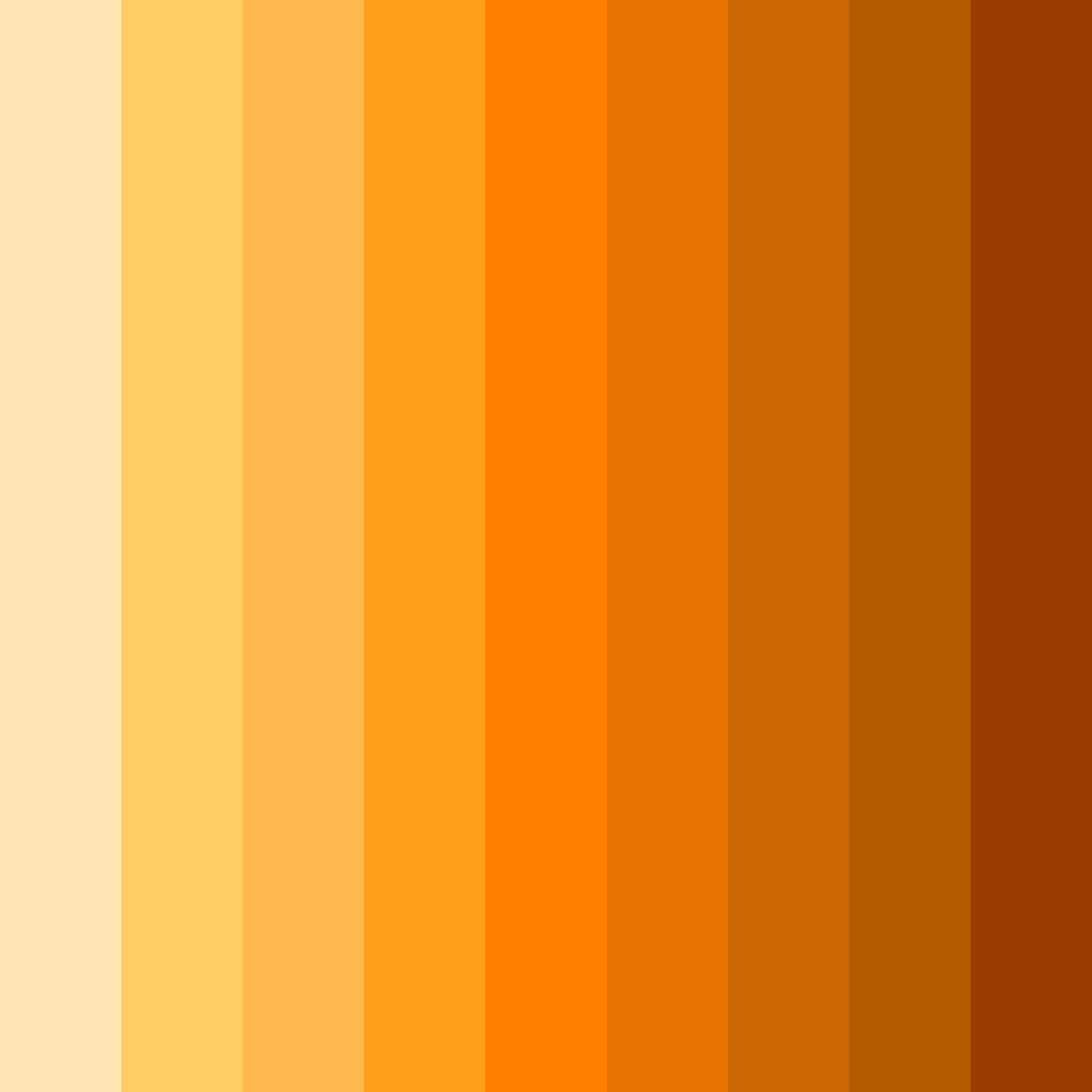 Orange Sunset Color Palette - ColorDrop