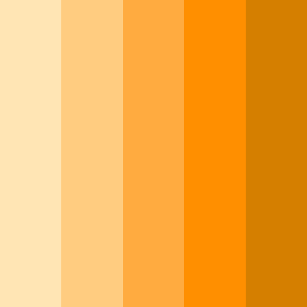 Sunset Citrus Color Palette - ColorDrop
