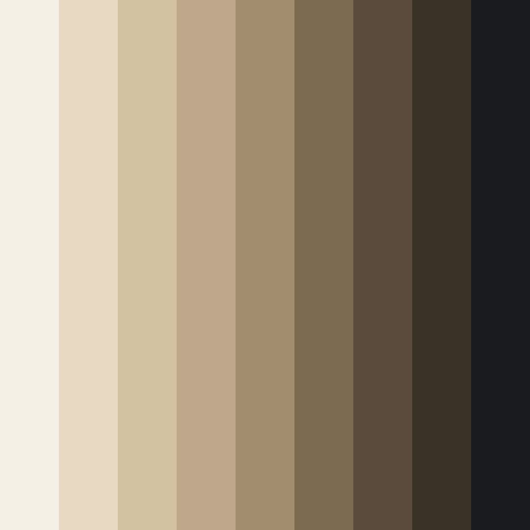 Shades of Beige Color Palette - ColorDrop