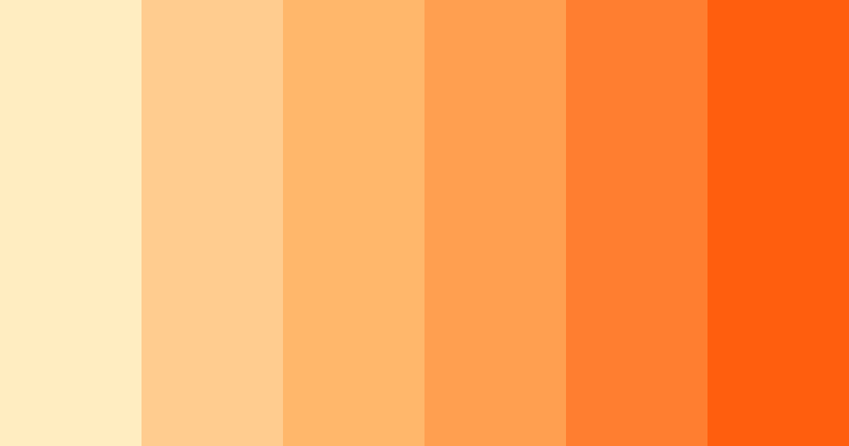 Warm Orange Color Palette - ColorDrop