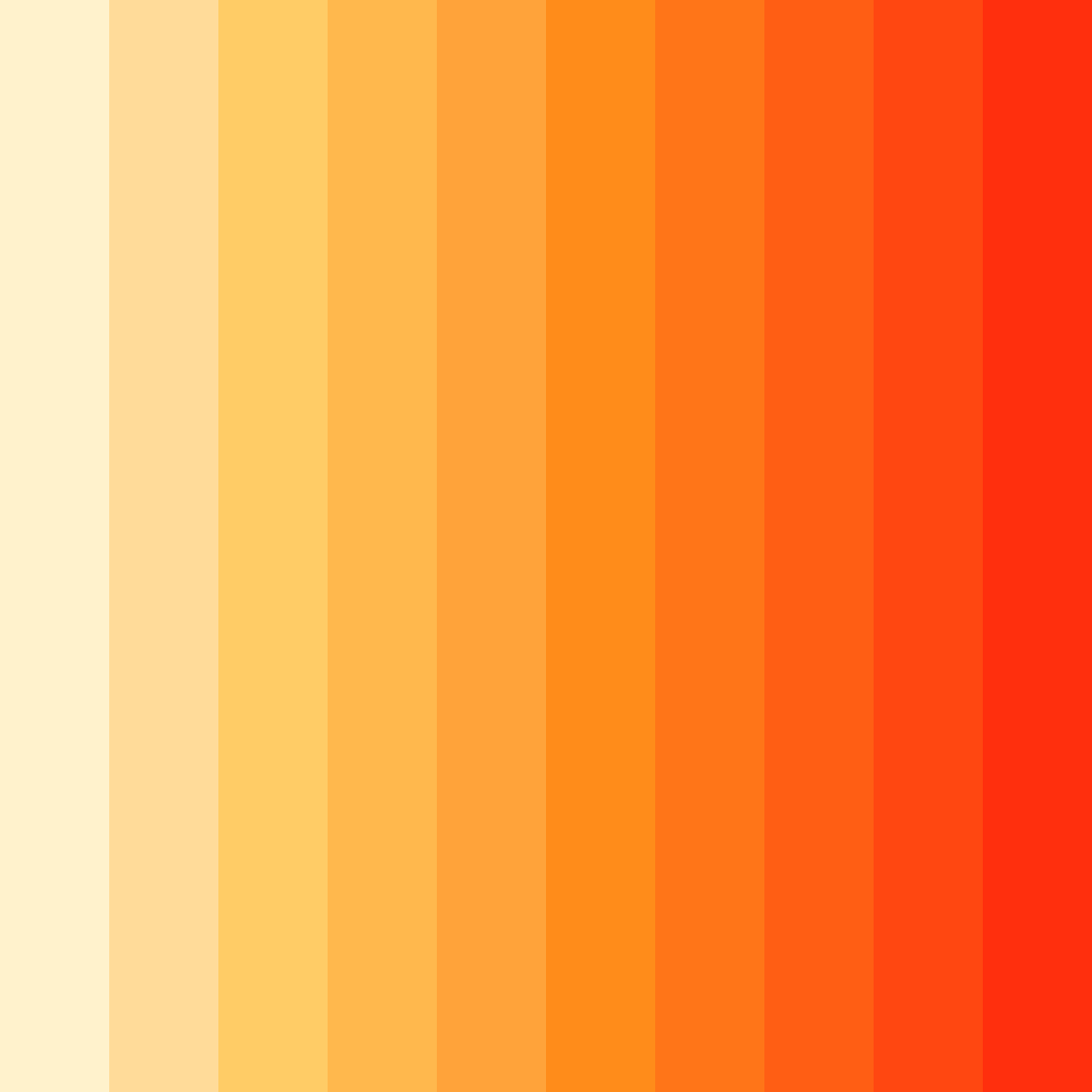 Shades of Orange Color Palette - ColorDrop