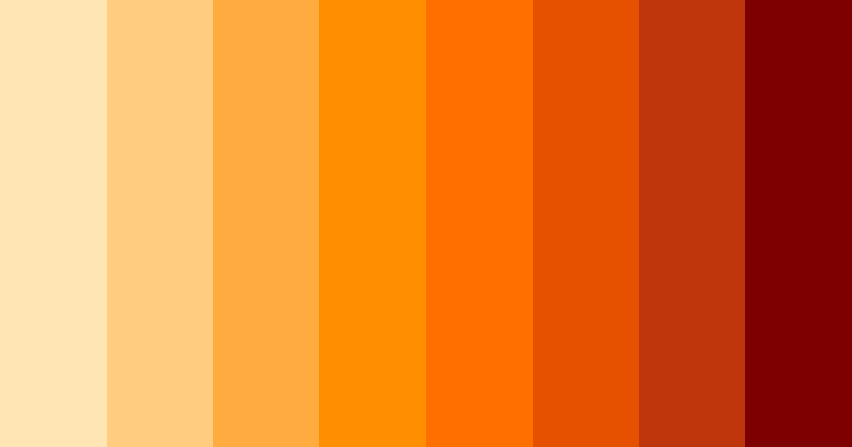 Sunset Ember Color Palette - ColorDrop