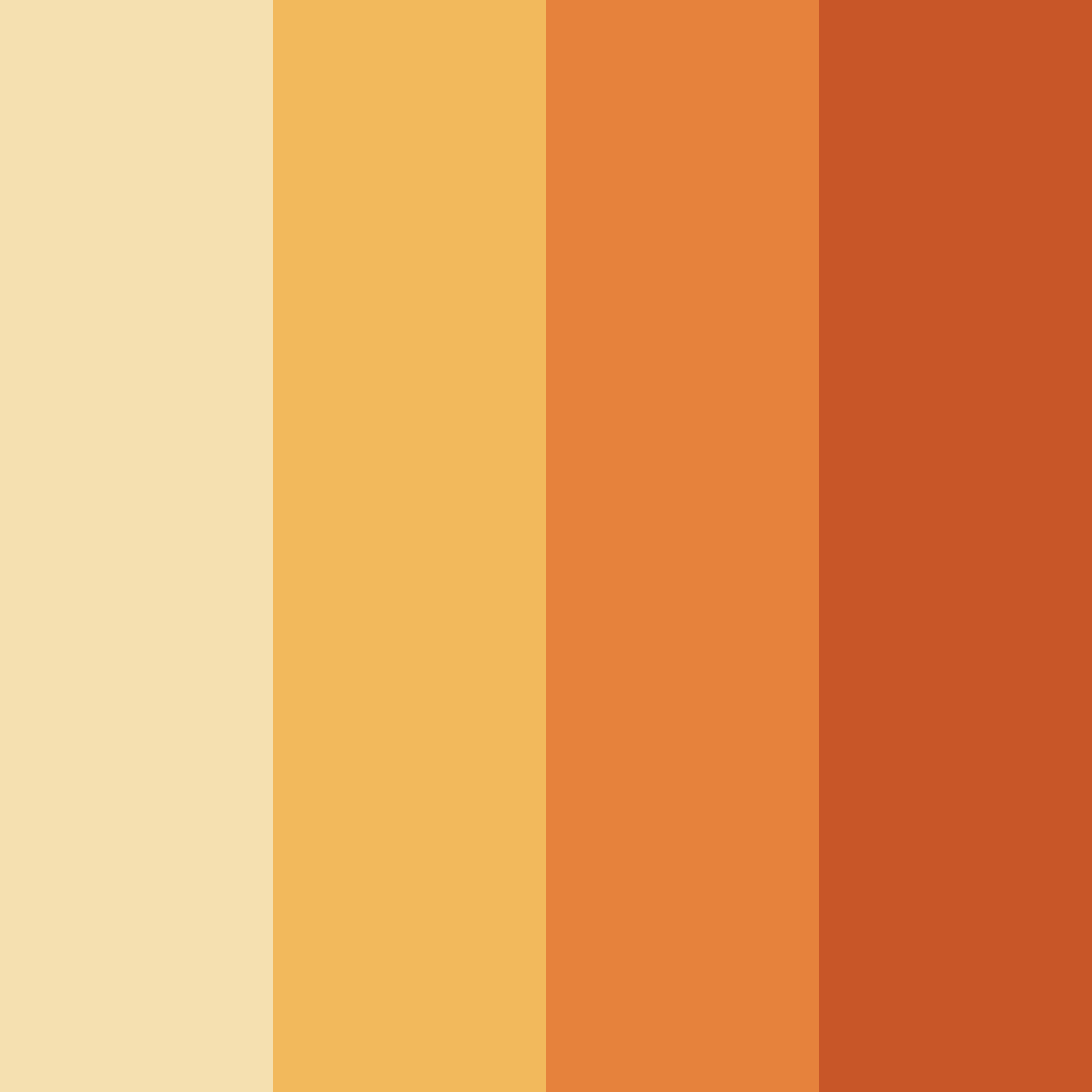 Orange Sunset Color Palette - ColorDrop