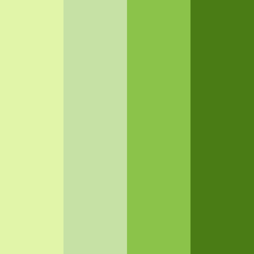 Lush Meadow Glow Color Palette - ColorDrop