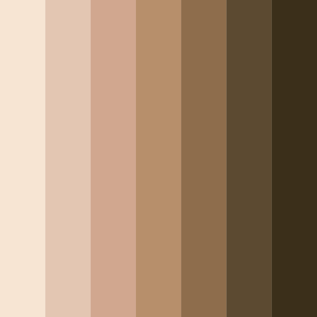 Coffee Brown Color Palette - ColorDrop