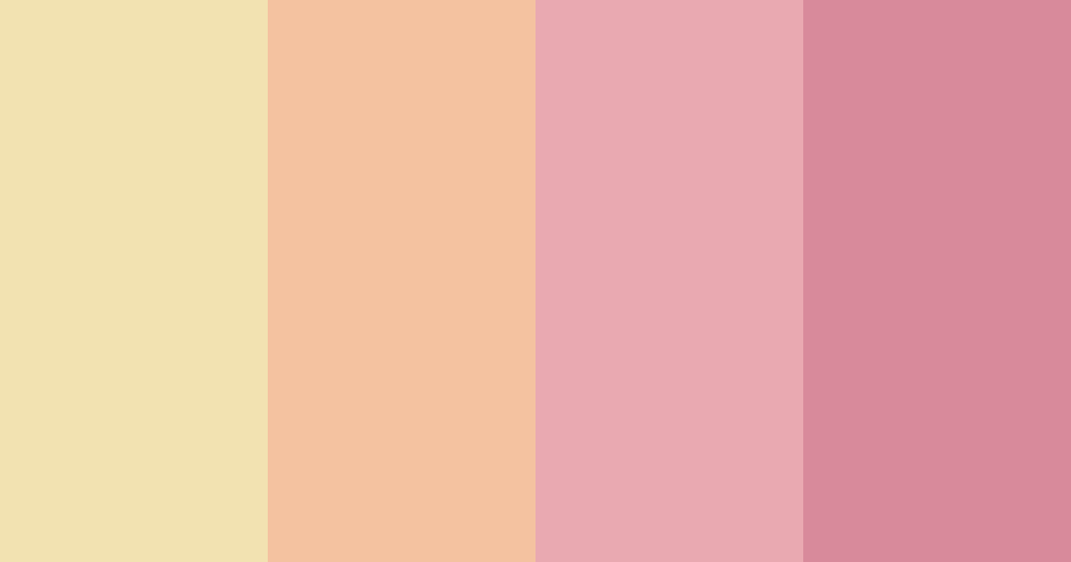 Soft Pink Color Palette - ColorDrop