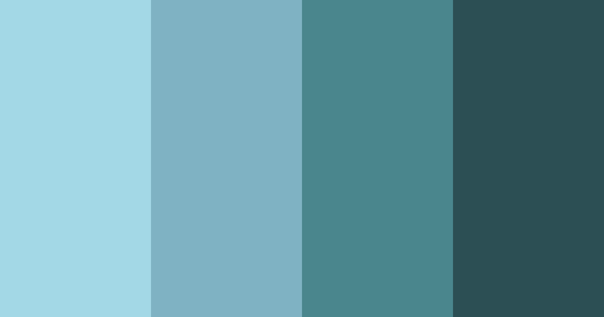 Mystic Waters Color Palette - ColorDrop