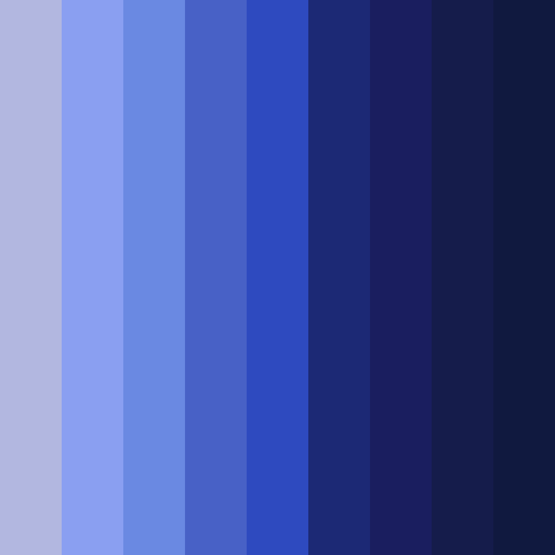 Deep Blue Color Palette - ColorDrop