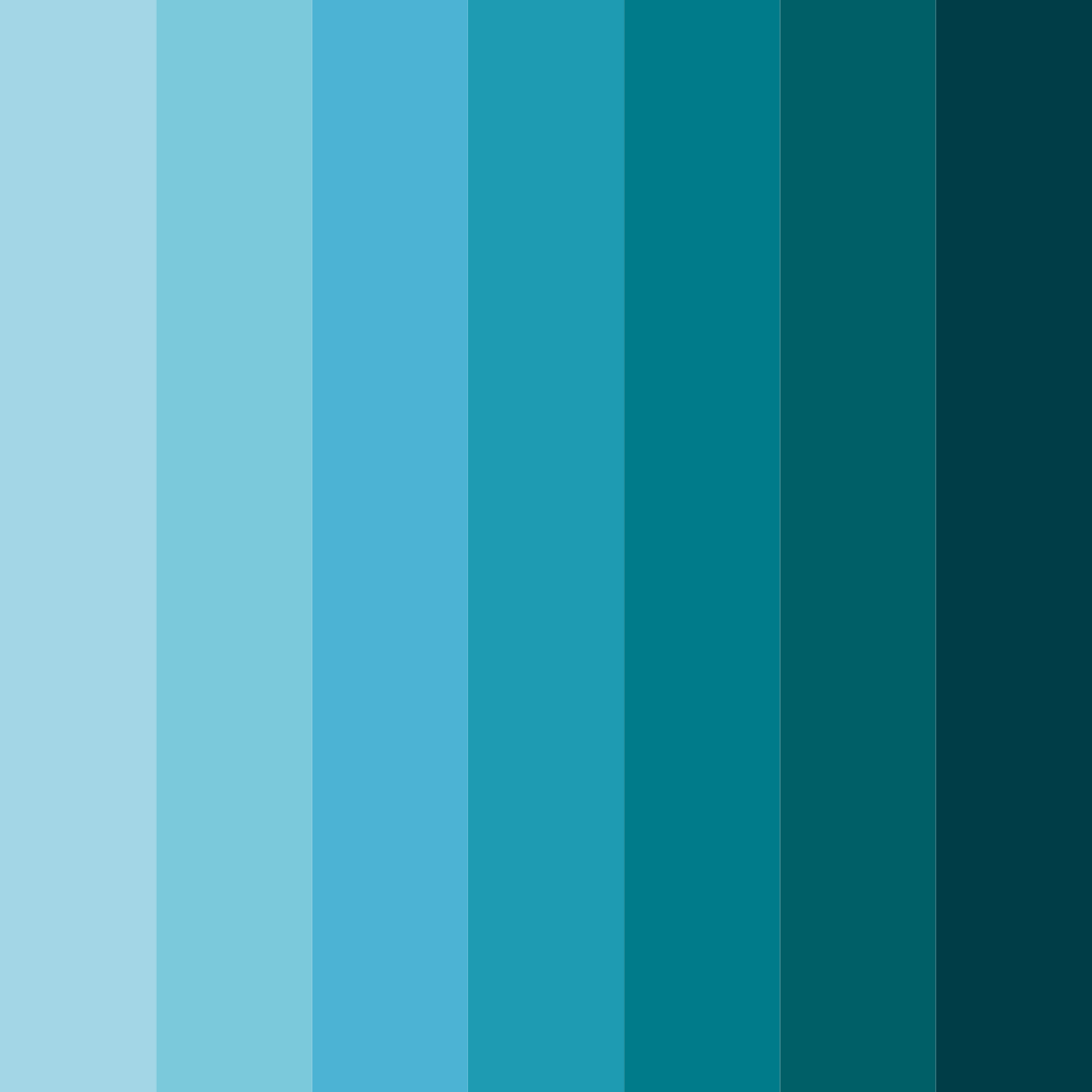 Blue Ocean Serenity Color Palette - ColorDrop
