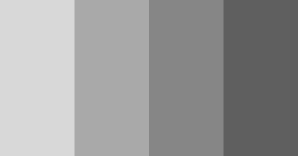 Smokey Gray Color Palette ColorDrop