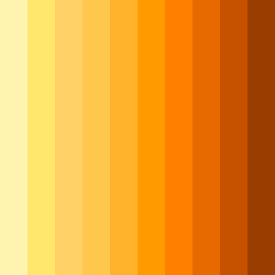 Bright Yellow Color Palette - ColorDrop