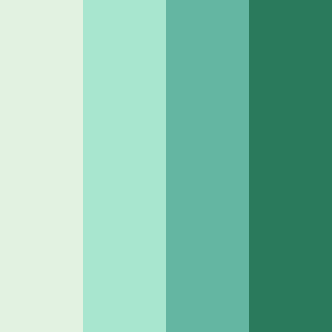 Shades of Green Color Palette - ColorDrop