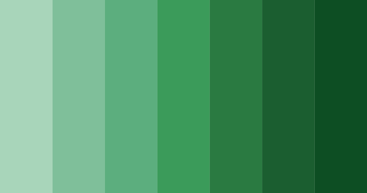 Emerald Forest Harmony Color Palette - ColorDrop