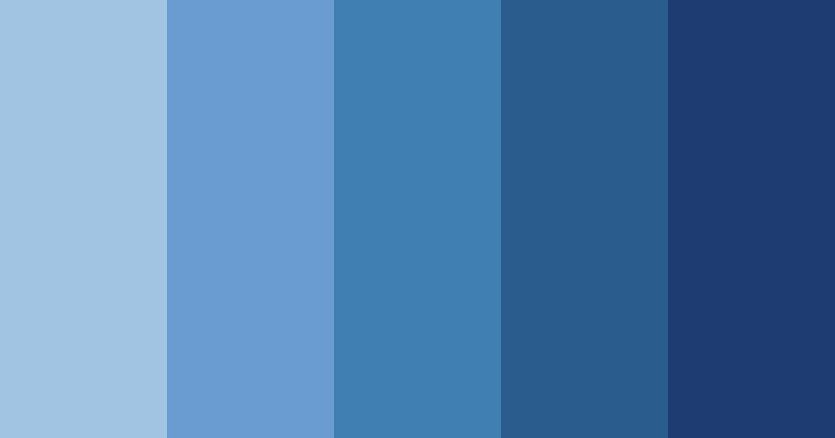 Shades of Blue Color Palette - ColorDrop