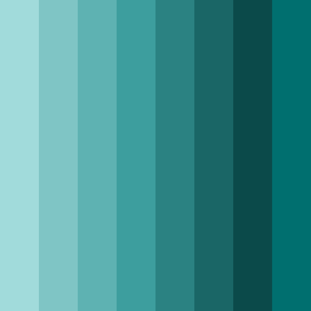 Turquoise Tranquility Color Palette - ColorDrop