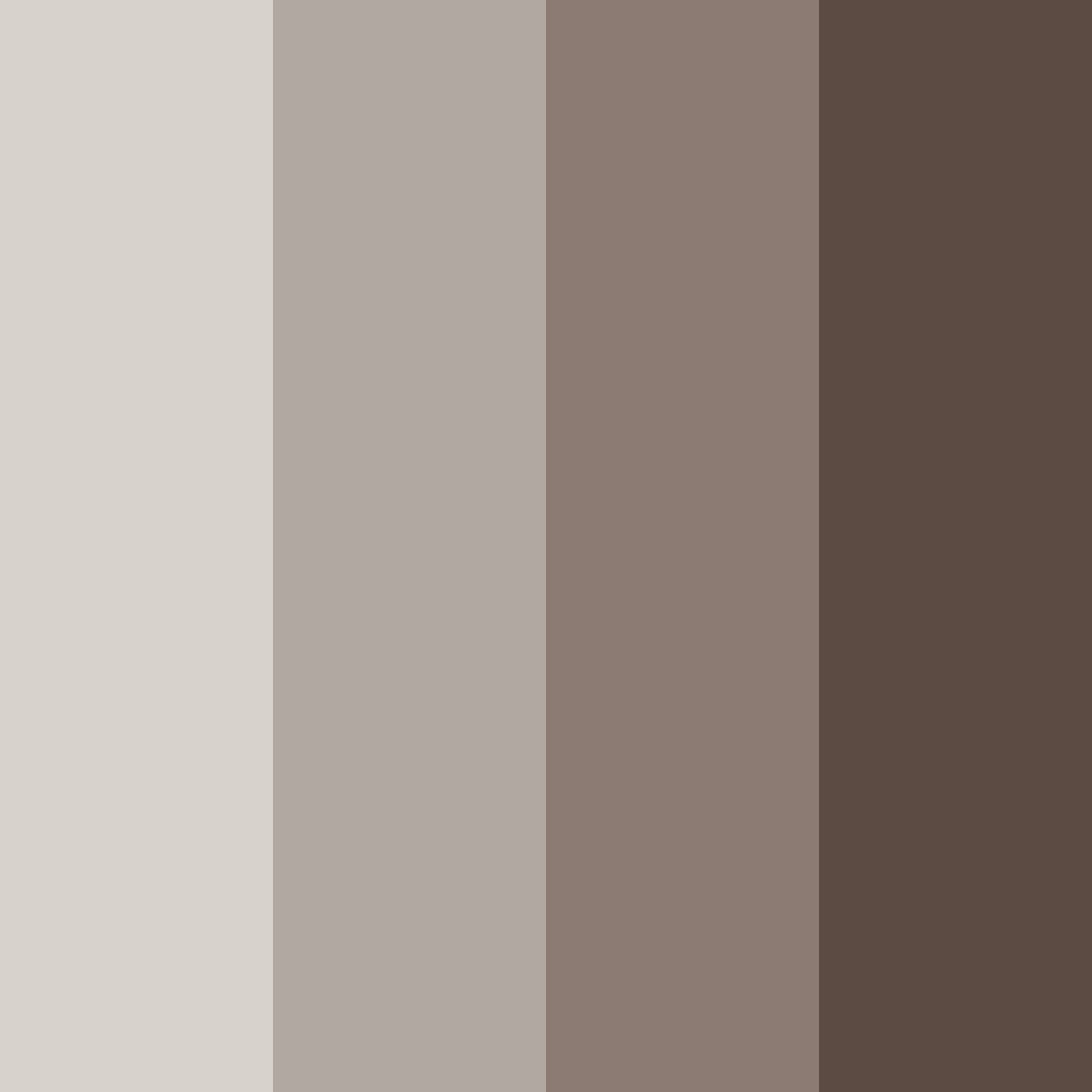 Deep Brown Neutrals Color Palette - ColorDrop